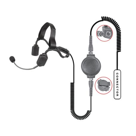 Audif P/conduccion D/hueso C/mic Tipo Boom P/rad Motorola Xts3000 ...