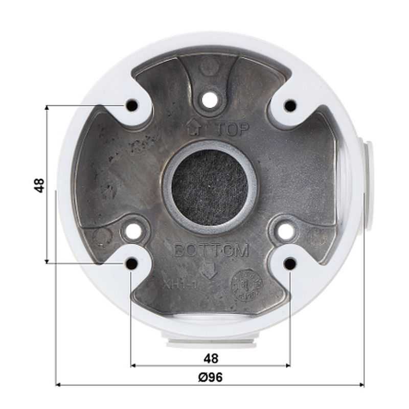 DAHUA DH-PFA13A-E Dahua Pfa13ae Caja De Conexiones Para Camaras Domo D