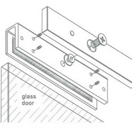 ZKTECO LMB-280U Zkteco Lmb200u Soporte En U Para Instalación De Contra