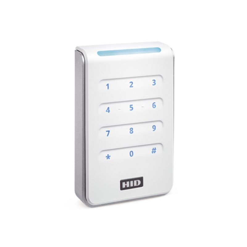 HID RS40KFW Lector R40 Con Teclado Signo White Estandar Multitecnologi