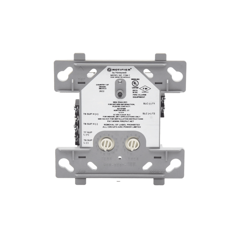 Módulo Monitor Dual / Direccionable / Tecnología FlashScan® de NOTIFIER