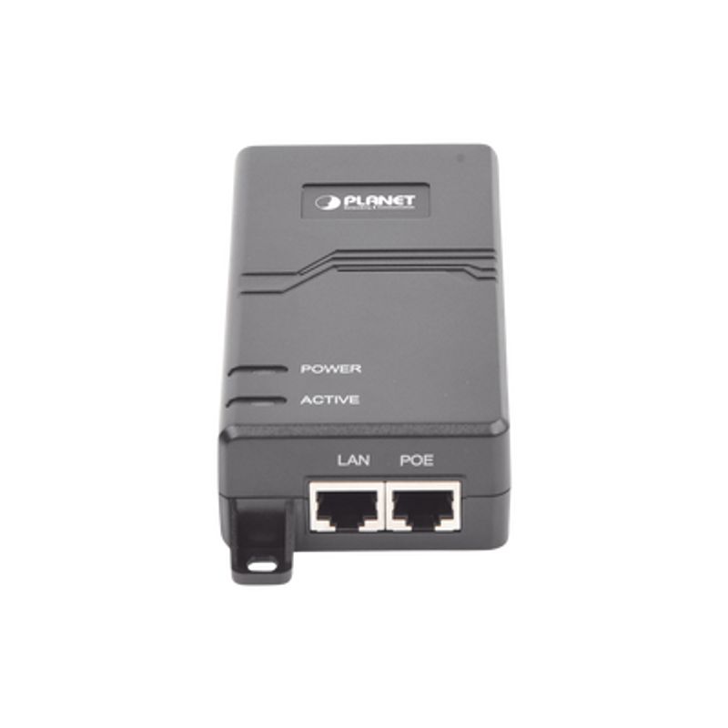 PLANET POE-163 Inyector Poe Ieee 8023at Puertos Gigabit Hasta 30 W De