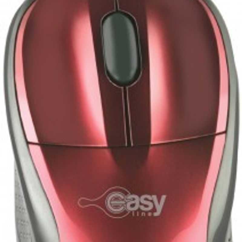 Easy Line EL-993315 Mouse Easy Line EASY LINE Rojo 3 botones Óptico 10