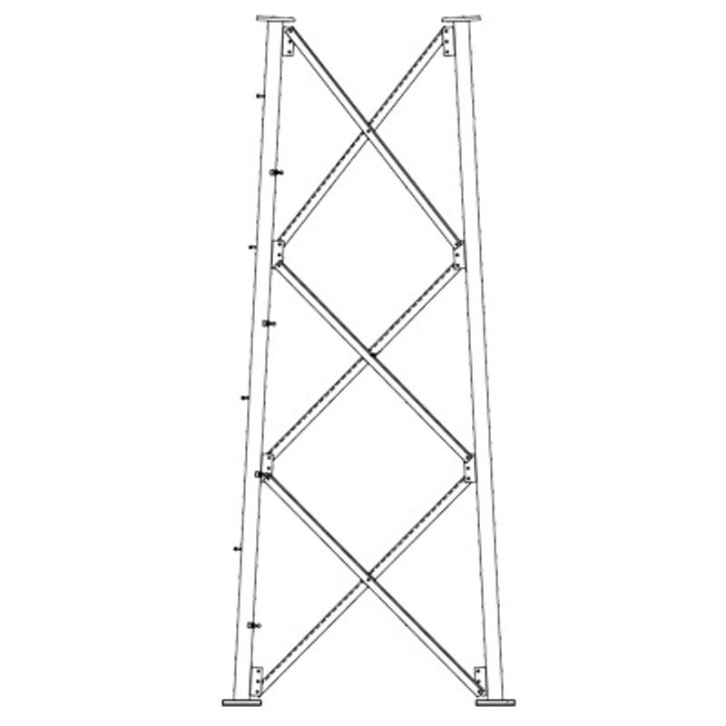 ROHN SSV10N183 Sección 10 Base Para Torre Autosoportada Linea Ssv códi