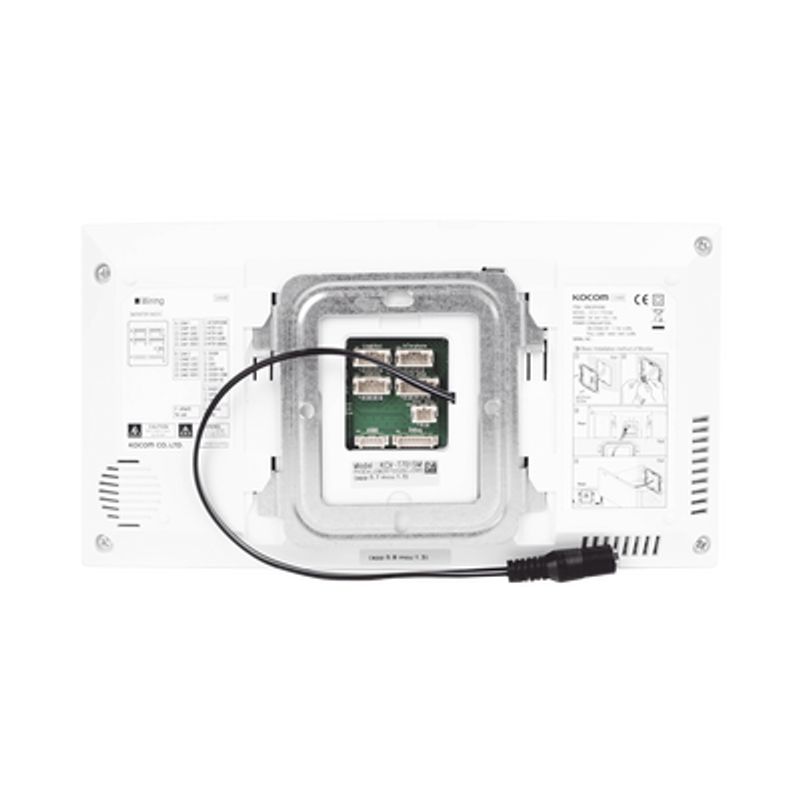 KOCOM KCV-T701SM Monitor Analógico Lcd De 7 1080p full Hd A Color Tou