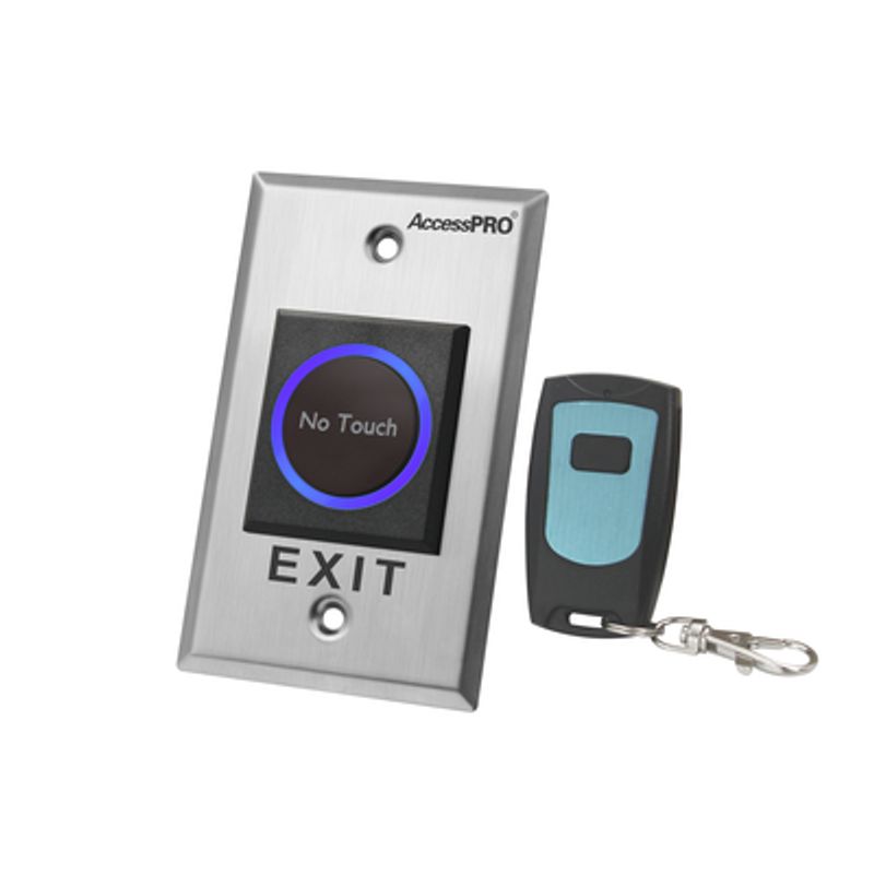 AccessPRO ACCESK1LTR Botón De Salida Sin Contacto Con Control Remoto