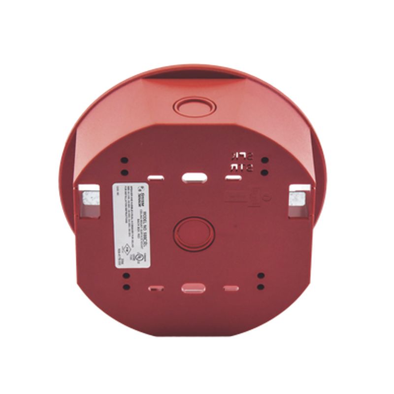 SYSTEM SENSOR SBB-CRL Caja De Montaje En Techo Para Sirena Color Rojo