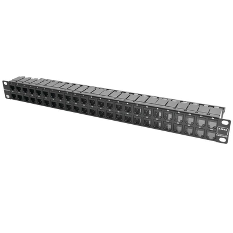 SIEMON Z6AS-PNL-U48K Patch Panel Zmax De 48 Puertos Blindado Precargad