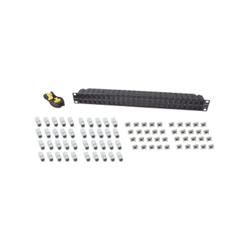 SIEMON Z6-PNL-U48K Patch Panel Utp Zmax De 48 Puertos Precargado Con J
