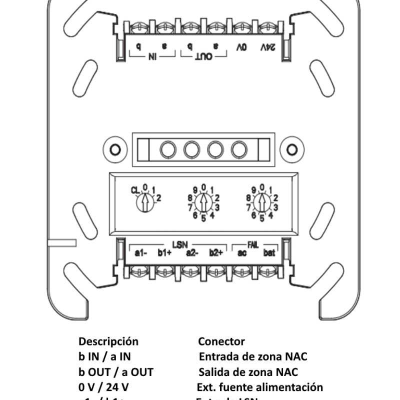 BOSCH FLM-420-NAC-S Bosch Fflm420nacs Nac Lsni Modulo De Interconexio