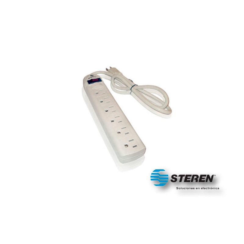 STEREN BARRA MULTI 6 Multicontacto De 6 Salidas Horizontales Polarizad