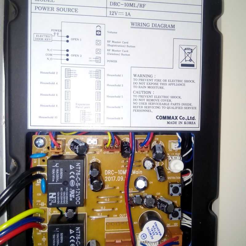 COMMAX DRC-10ML/RF1 Commax Drc10mlrf1 Frente De Calle Para 10 Apartam