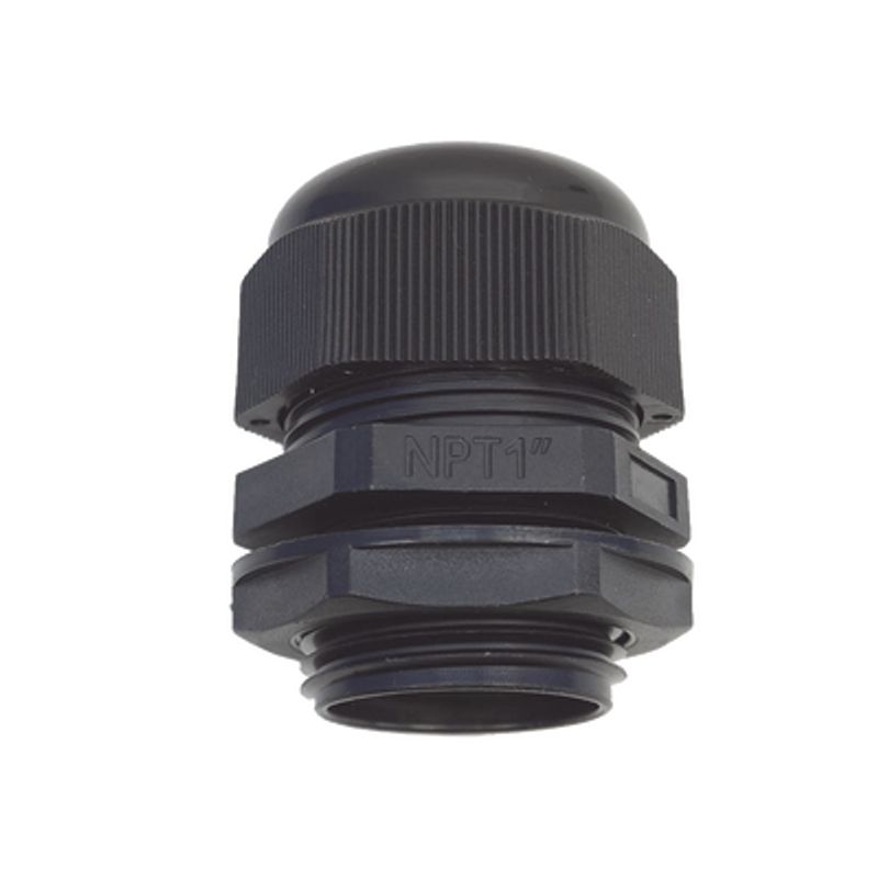 TXPRO TXG-PG-100NBK Conector Plástico Negro Tipo Glándula Para Rosca N