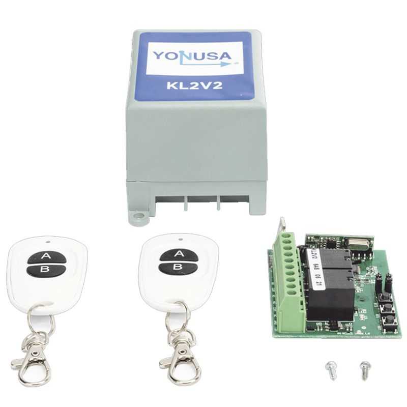 YONUSA KL2V2 Yonusa Kl2v2 Modulo De Mando Receptor Y Dos Transmisores