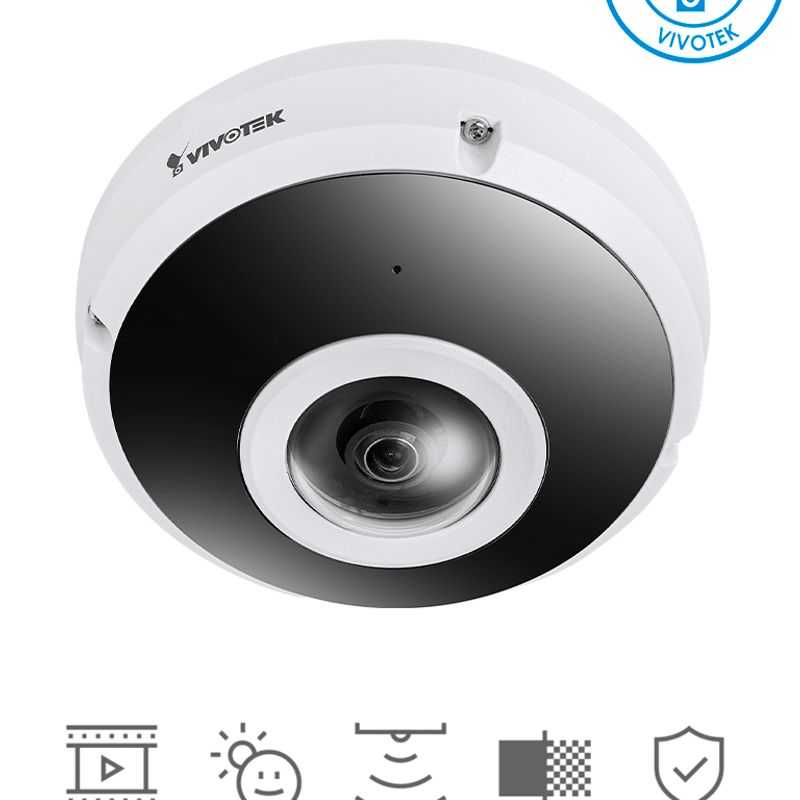 VIVOTEK FE9380-HV Vivotek Fe9380hv Camara Ip Fisheye Exterior 5 Megapi