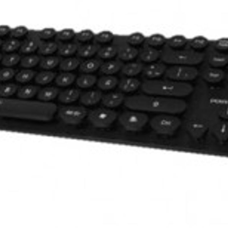 Teclado PERFECT CHOICE PC201090 Inalámbrico Negro PC IDCARDKR2K